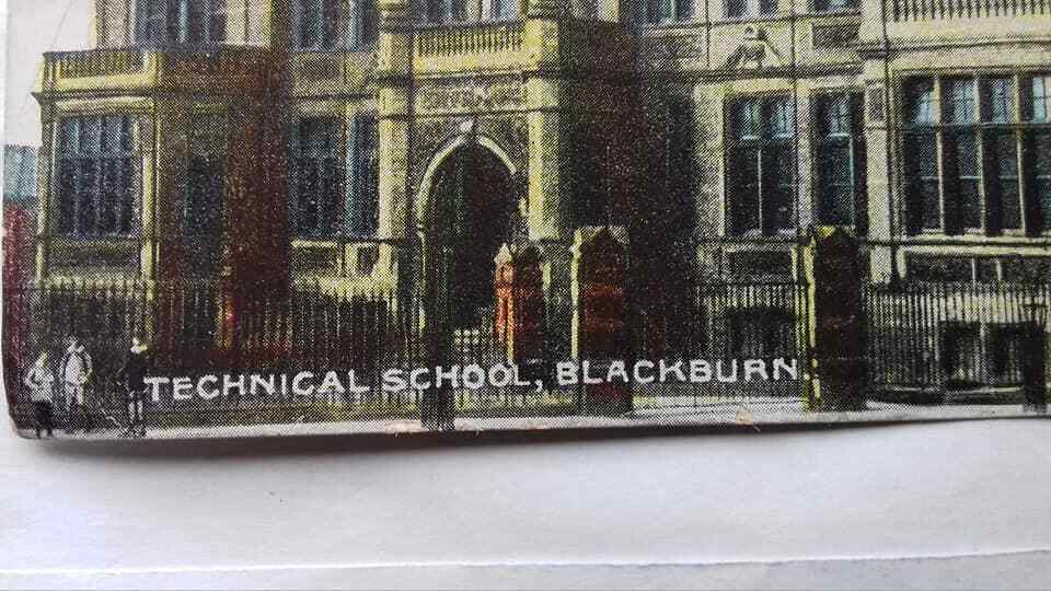 Antique Postcard,Blackburn Technical School,Blackburn College,1909 ...
