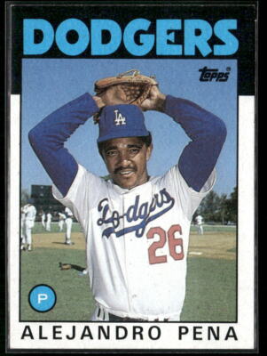 1986 Topps #665 Alejandro Pena | eBay