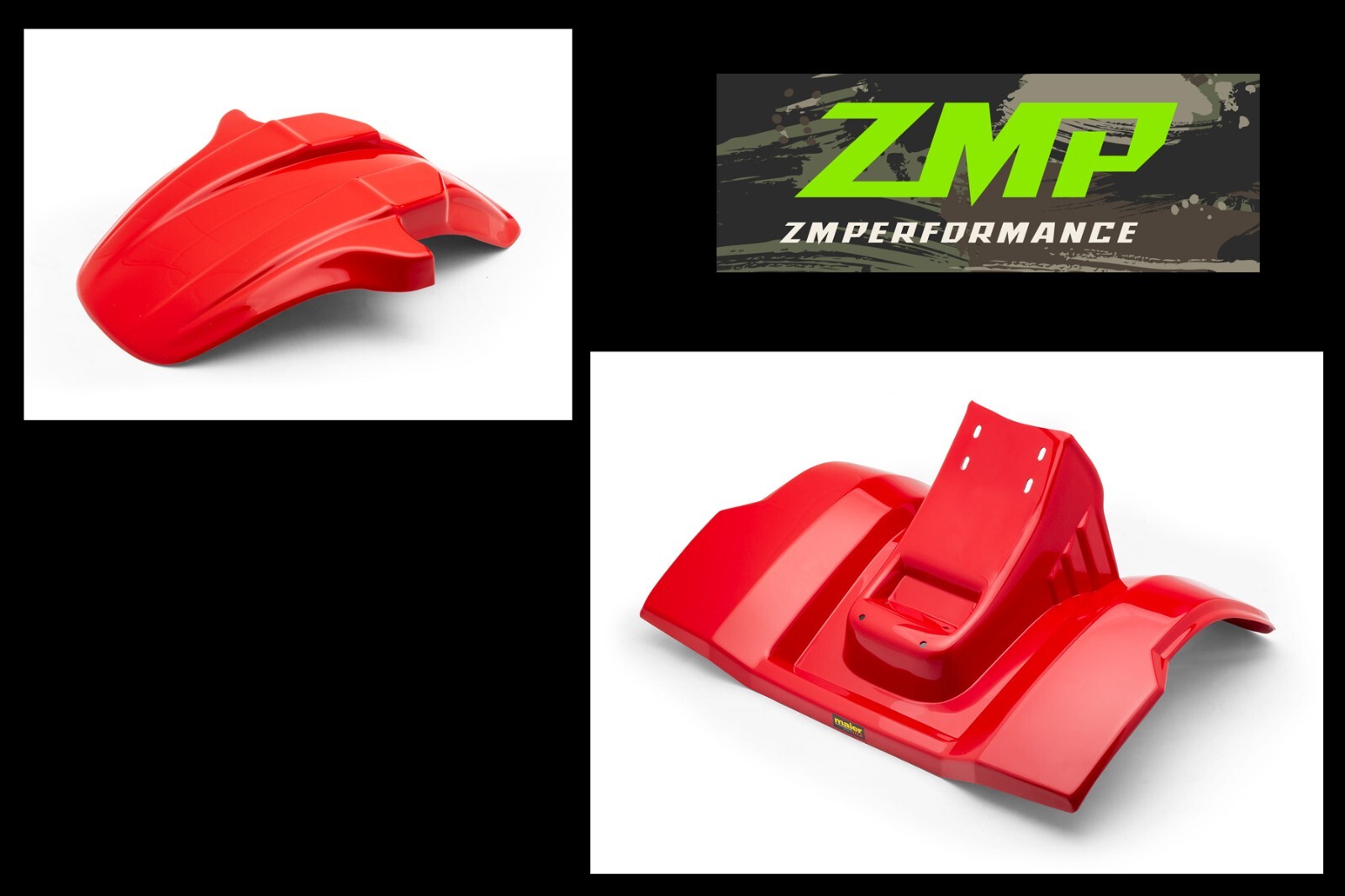 NEW HONDA ATC70 78 - 85 FIGHTING RED PLASTIC MINI ATC250R FRONT AND ...