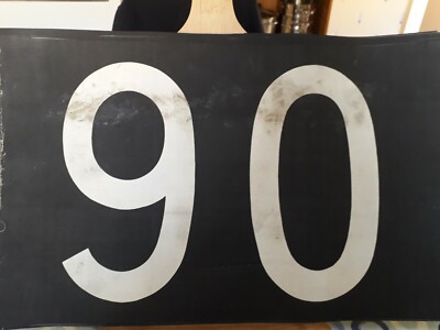VINTAGE BUS BLIND NUMBER: 90 | eBay UK