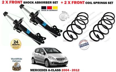FOR MERCEDES A CLASS ALL W169 2004->2X FRONT SHOCK ABSORBER SET + 2X ...