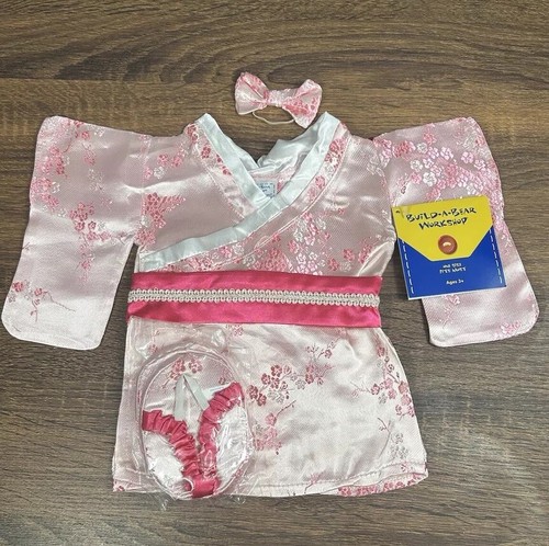 Build A Bear Kimono Japan Pink Cherry Blossom Sakura NEW With Tags Rare ...