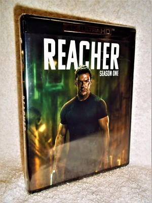 Reacher Season One 1 (3-Disc) (4K Ultra-HD, 2023) NEW Alan Ritchson cop ...