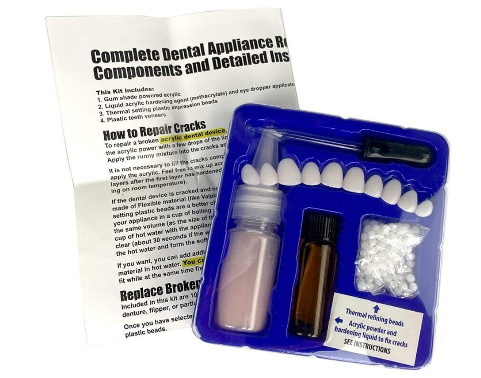 1 Instant Smile Multi Purpose Denture Repair Kit Self Fix Best Offer ...