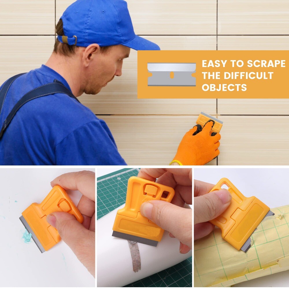 8Pcs and 10Pcs Mini Scraper Tool Plastic Cleaning Scraper Tool Vinyl | eBay