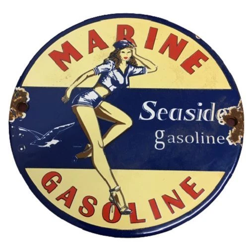 Vintage Marine Pin Up Girls