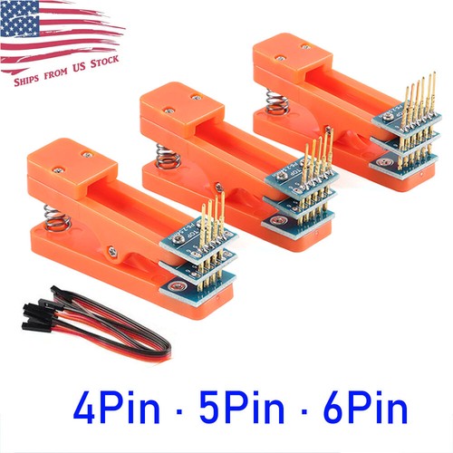 PCB Test Stand with 4/5/6Pin Pogo Pins 2.54mm Spacing for Program ...