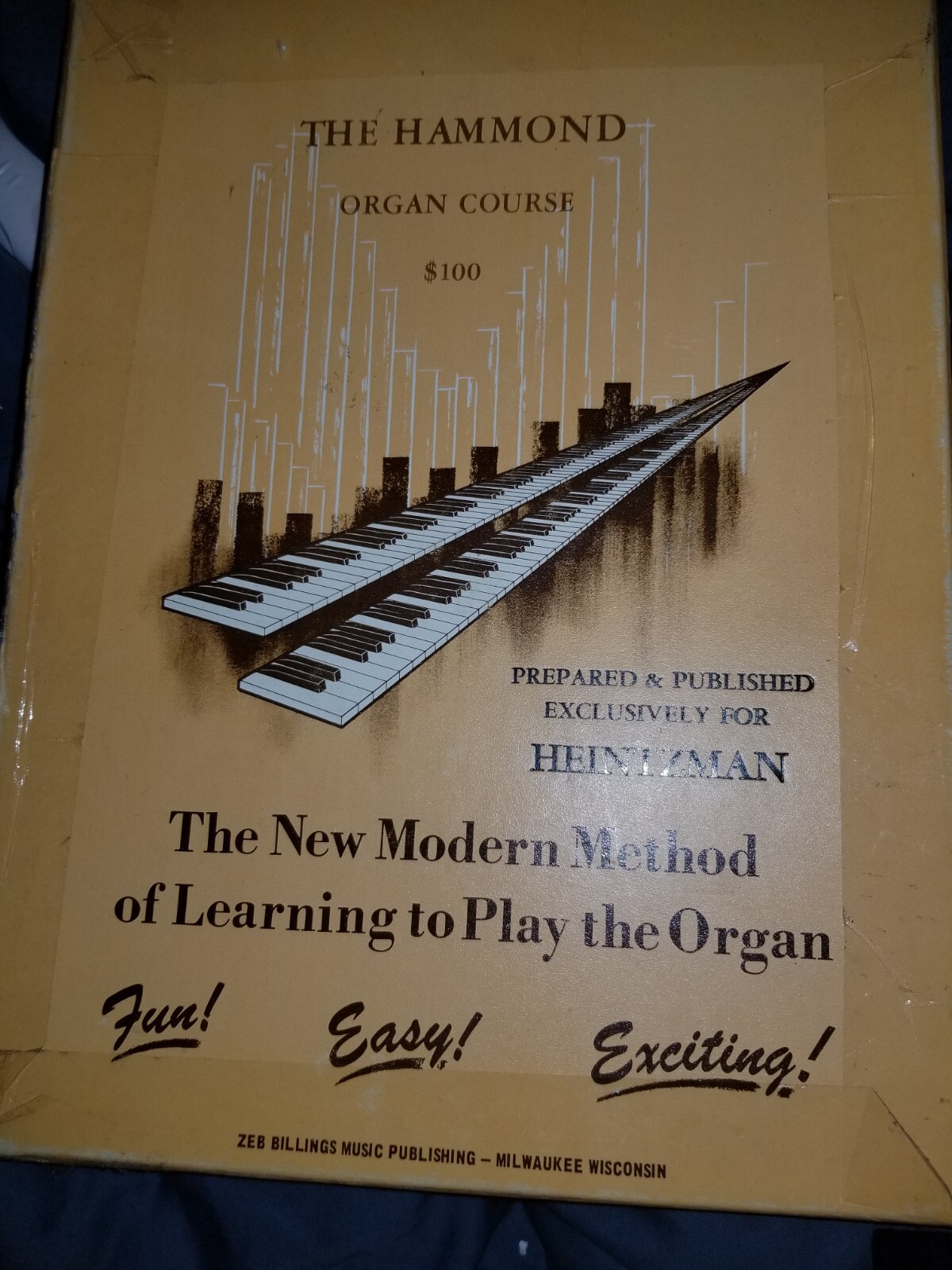 Hammond Organ Course In Box 111 Songs And Instruction Master Chord ...