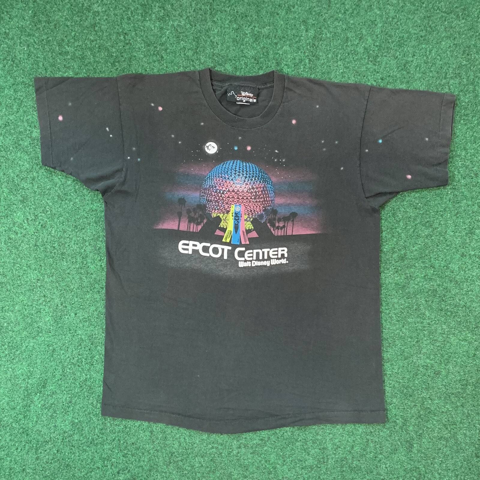 Vintage Disney Originals Epcot Center All Over Print … - Gem