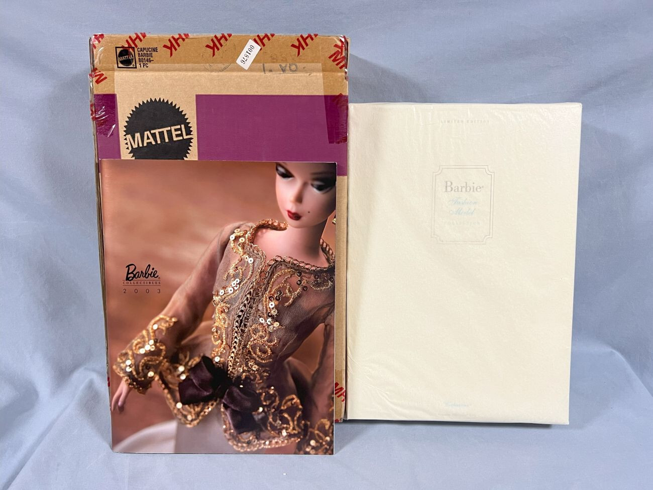 BARBIE Capucine Silkstone Doll NRFB, B0146 BFMC Gold Label ORI TISSUE W ...
