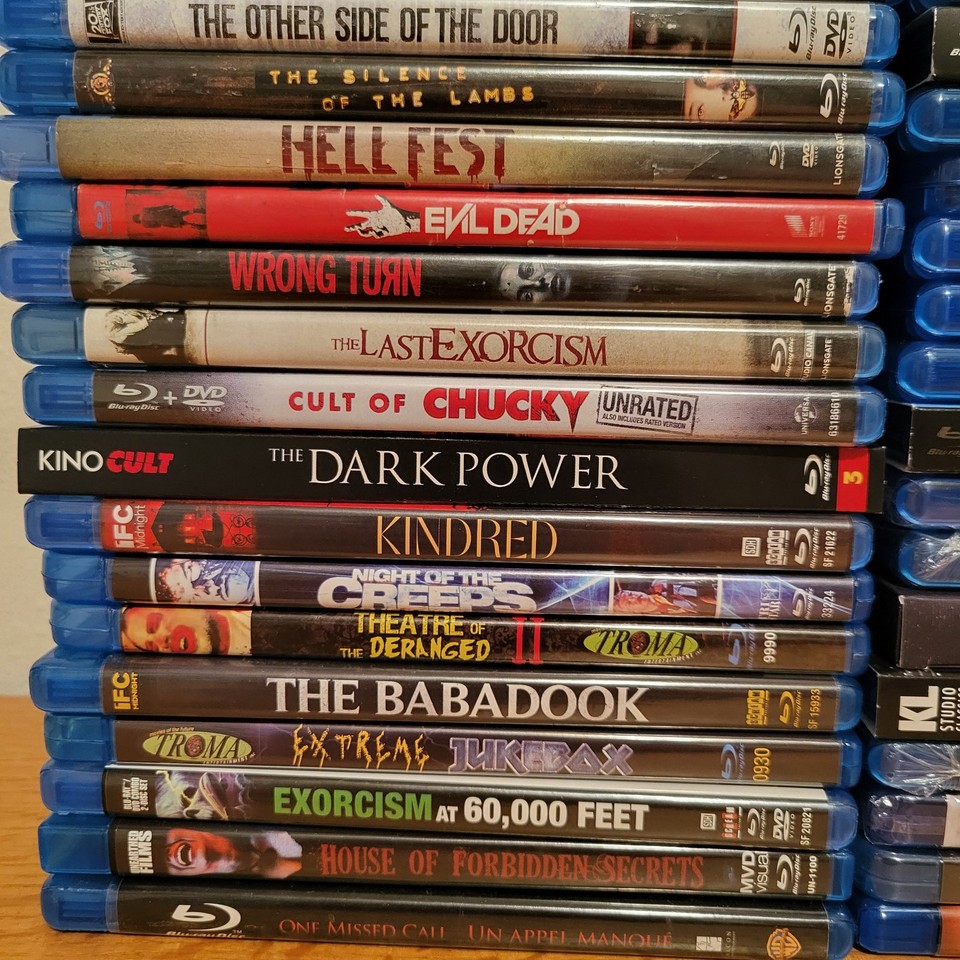 Bluray Dvd Mixed Lot of Horror Cult Classics Sci Fi Boutique Kino ...