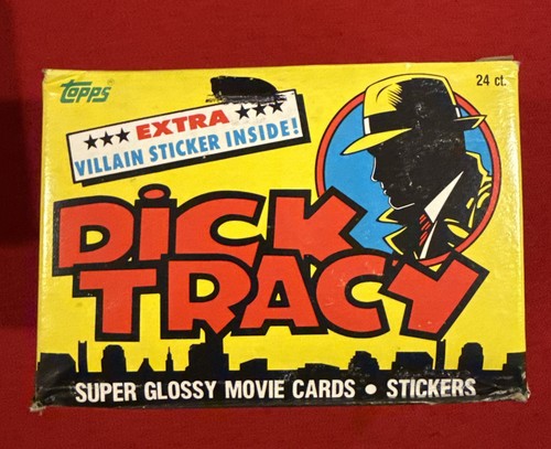 1990 Topps DICK TRACY Trading Cards Unopened Wax Box (24 packs) | eBay