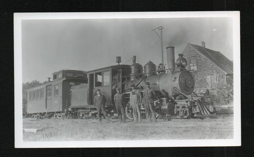 Sandy River & Rangeley Lakes RR Photo #33A Madrid Station Loco #8 ...