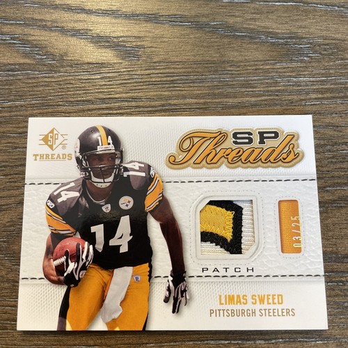2009 SP Threads Limas Sweed 3 Color Jersey /25 Patch Pittsburgh ...