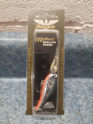 Fenwick Methods Shallow Crank Lure 4 1/8" 7/16oz Fishes Like Rapala ...