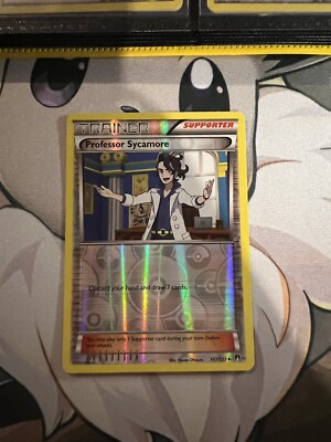Professor Sycamore 107/122 UC Reverse Holo Pokemon TCG Card BREAKpoint ...