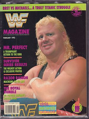 WWF Magazine February 1993 Mr. Perfect, Razor Ramon VG 042516DBE | eBay