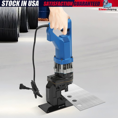 110V Portable Electric Hydraulic Hole Puncher Knockout Punch Punching 5 ...