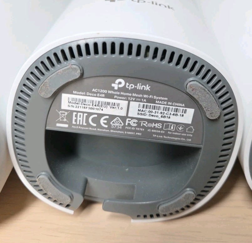 TP-Link Deco AC 1200 E4R 3-Pack Mesh Wi-Fi System for Whole Home | eBay UK