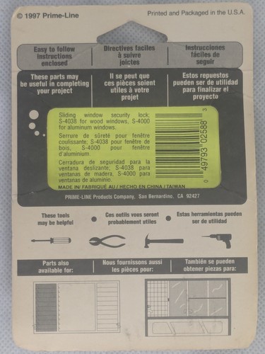 Prime-Line F 2588 Window Sash Lock, White | eBay