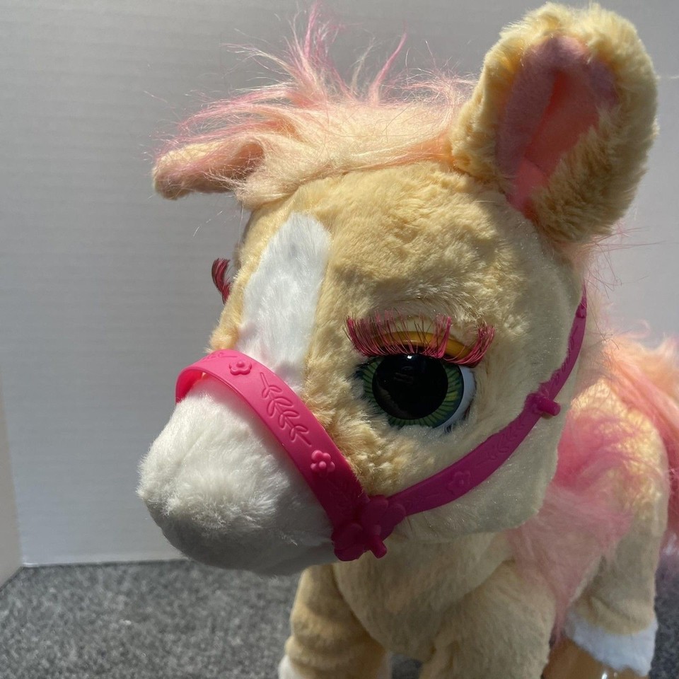 FurReal Friends Cinnamon My Stylin' Pony Interactive Plush Horse Toy ...