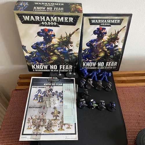 Warhammer 40k Space Marines Only Know No Fear Built Painted Set See ...
