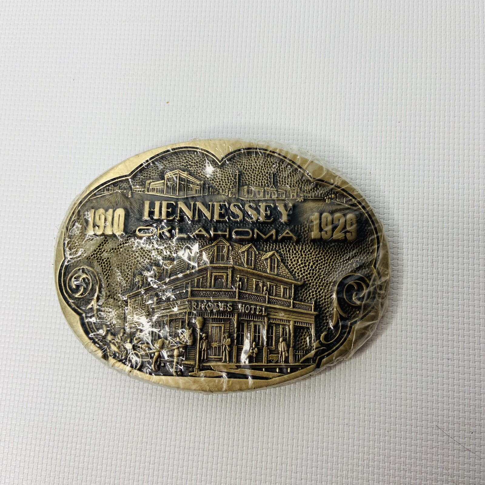 1987 Pat Hennessy Celebration 7th Edition Brass Belt … - Gem