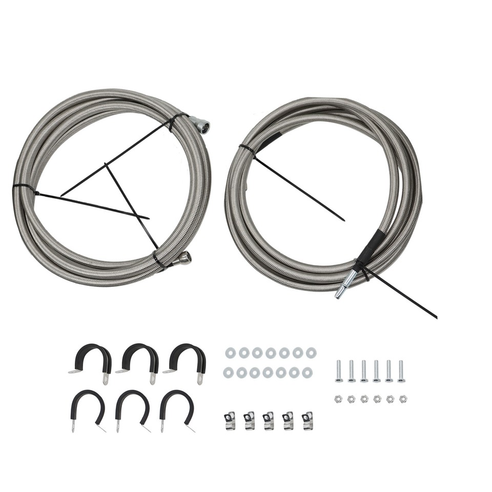 QFF0015SS Fuel Gas Line Kit Complete Repair Lines For 05-10 Chevy ...