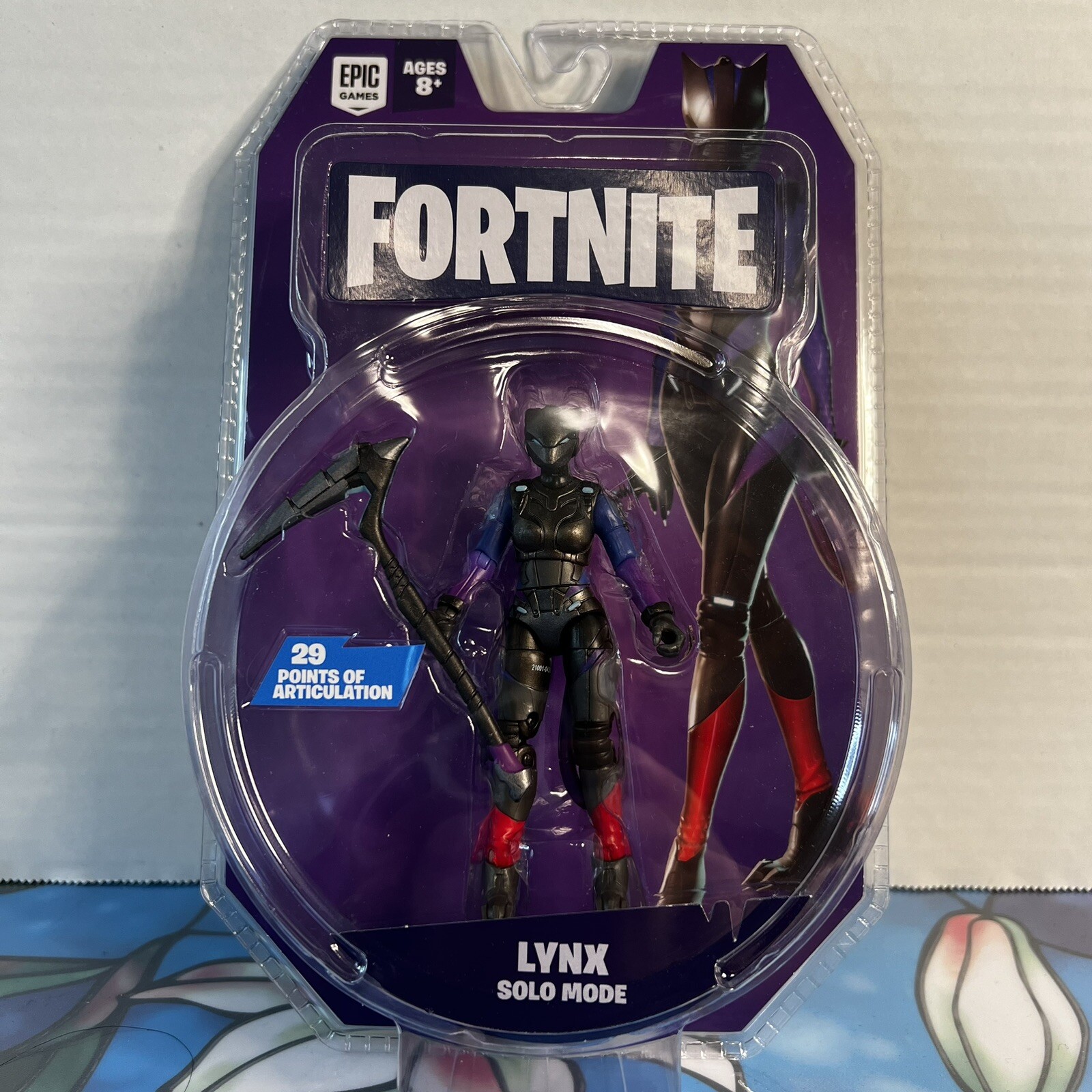 FORTNITE Lynx Solo Mode 4 inch Epic Games Jazwares 2021 Female 3.75 ...