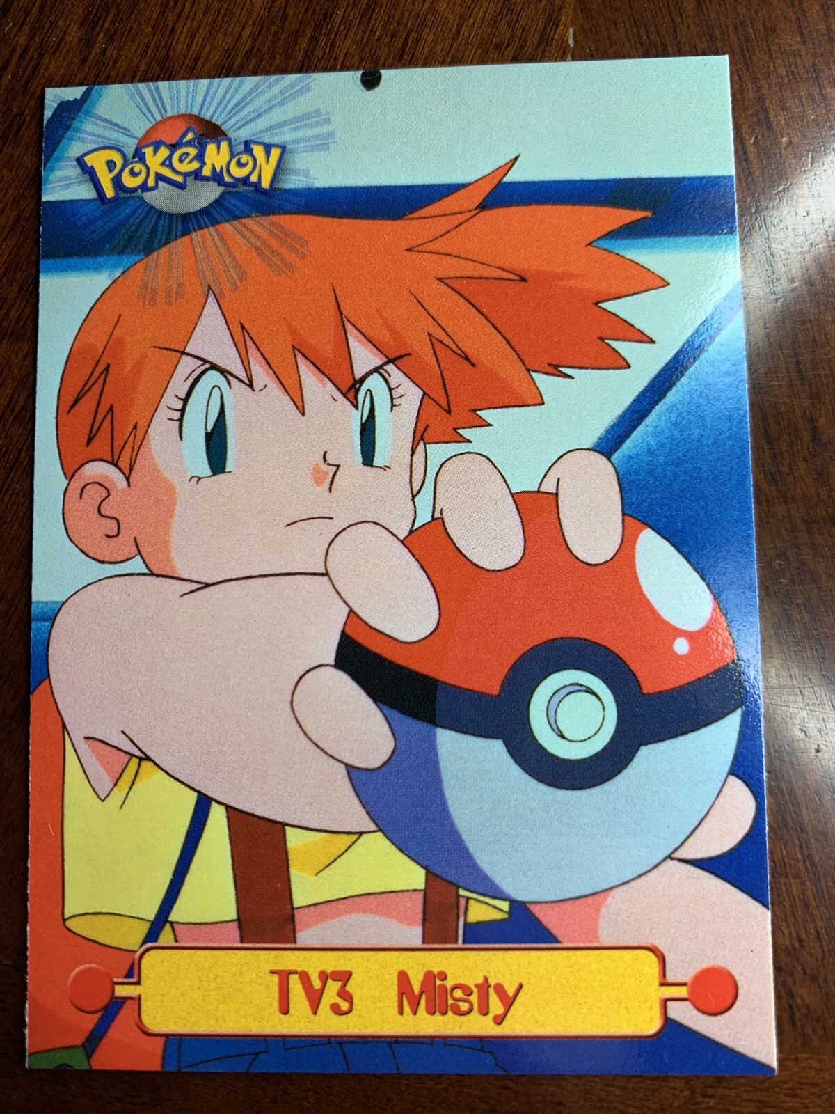 1999 Topps Pokemon TV Animation Blue Logo #TV3 Misty | eBay