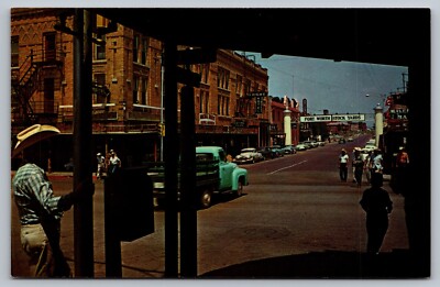 North Fort Worth TX Historic Downtown Cowtown Texas Postcard Exchange ...