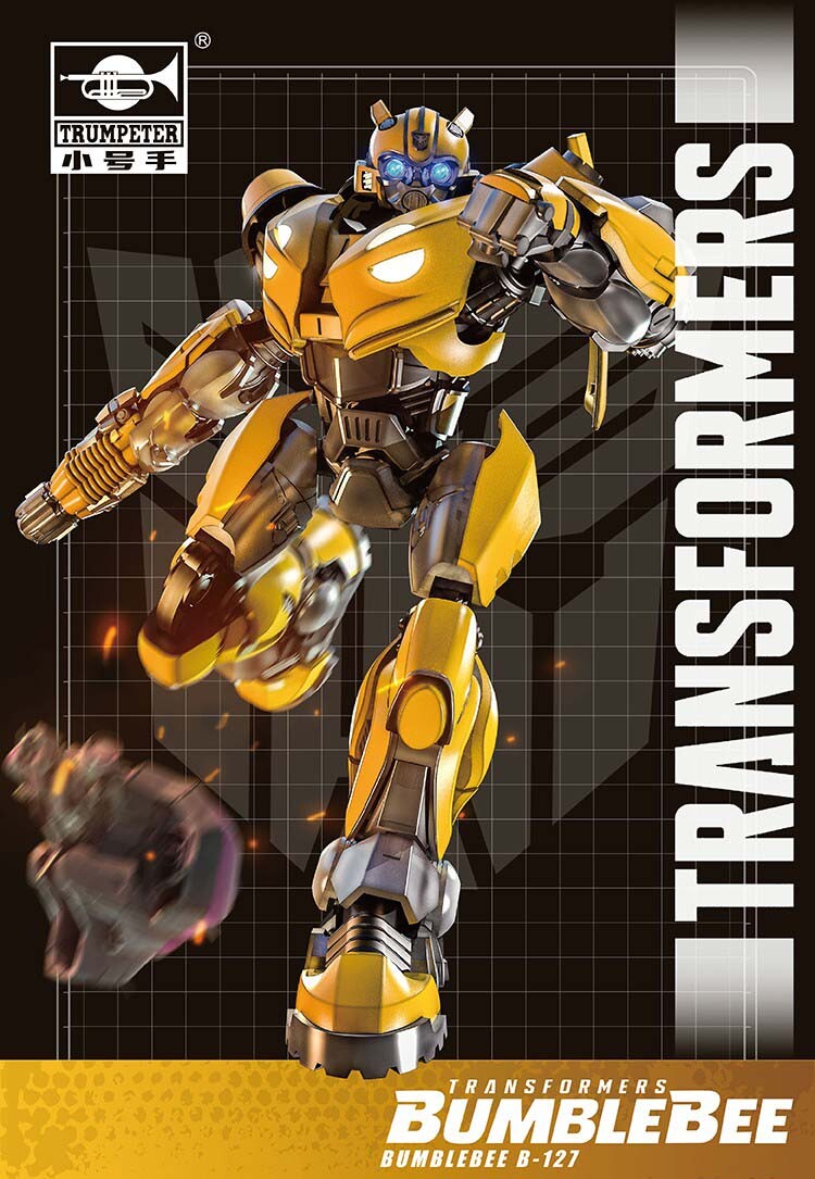 New Trumpeter 08117 Bumble-Bee b-127 Movie Model Smart kit Movable ...
