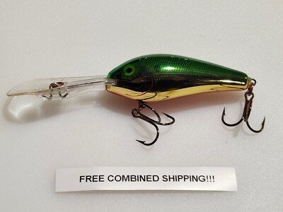 Rapala Deep Rattlin Fat Rap #7 Crankbait Green Shad DRFR-7 GSD | eBay