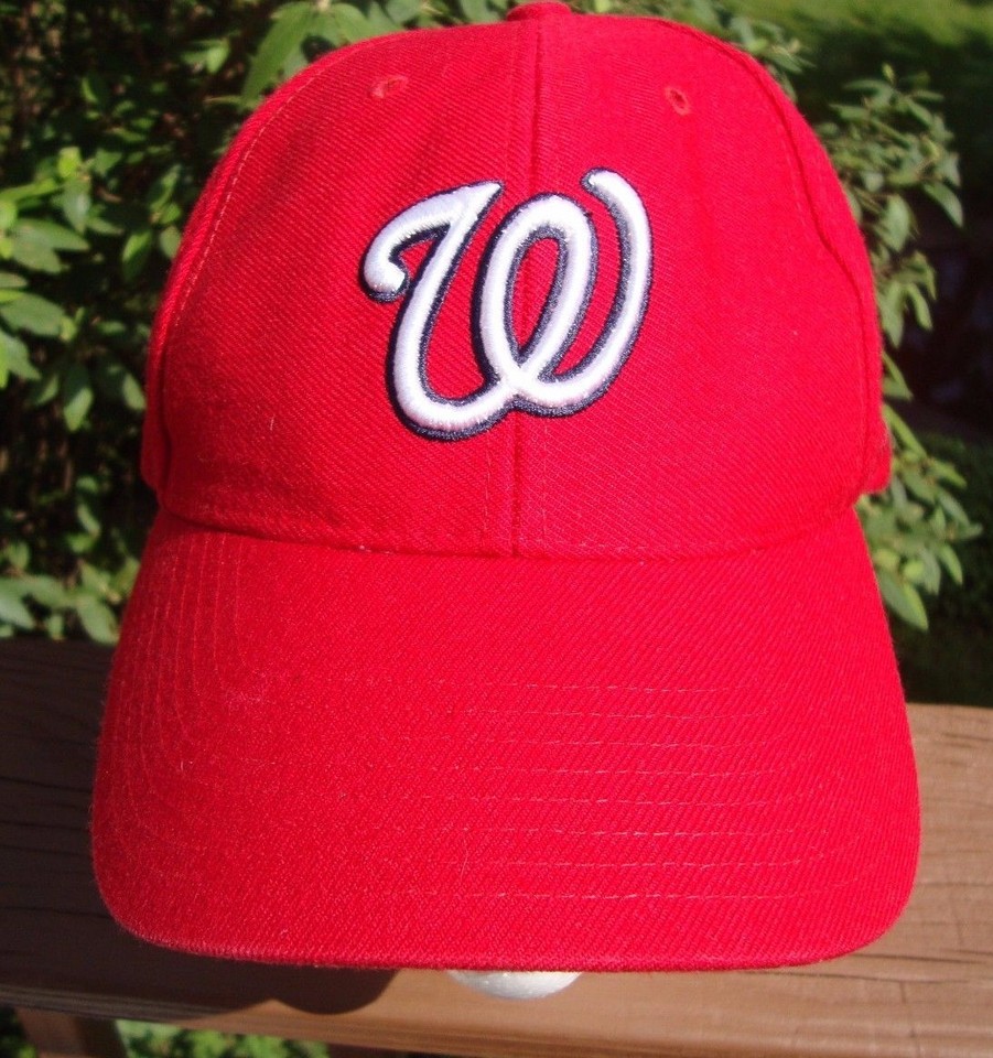Washington Nationals Baseball Cap Hat Red MLB One Size Fits All 15% ...