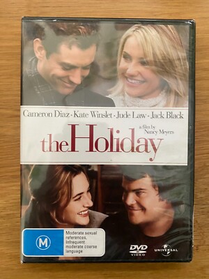 The Holiday DVD Region 4 New & Sealed Cameron Diaz, Jude Law Jack Black ...