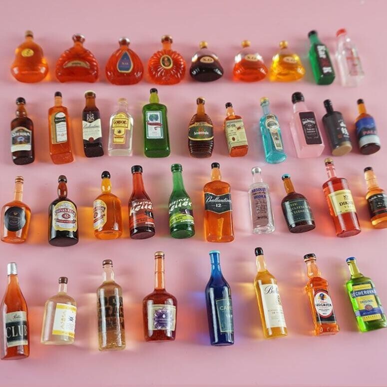 Miniature Alcohol Bottles Bottles Collection Of 7 Miniature Alcohol