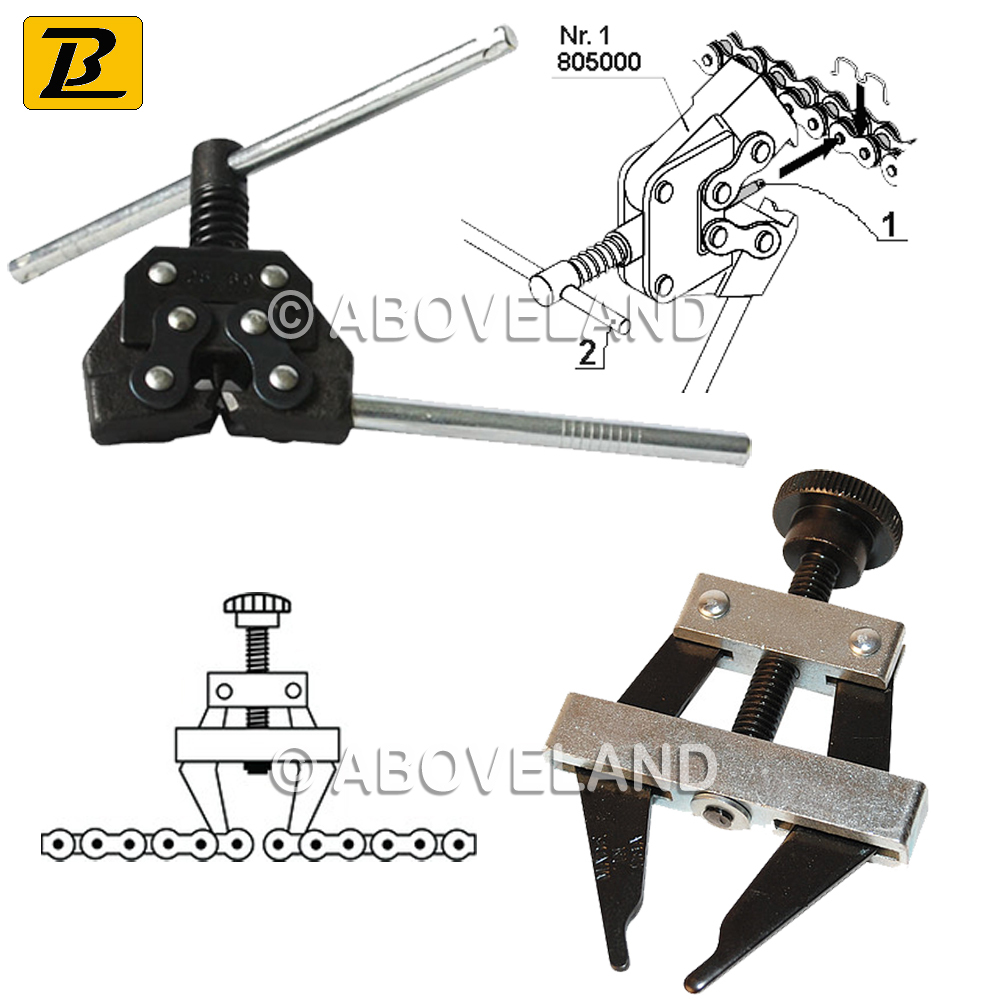 Chain breaker cutter + Chain Puller Holder tension Tool ATV Motorcycle ...