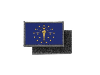 Flag patch printed badge country usa united states american indiana | eBay