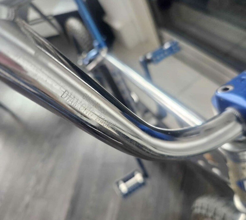 1983 Diamond Back BMX Bike Chrome Silver Streak Diamondback 40years ...