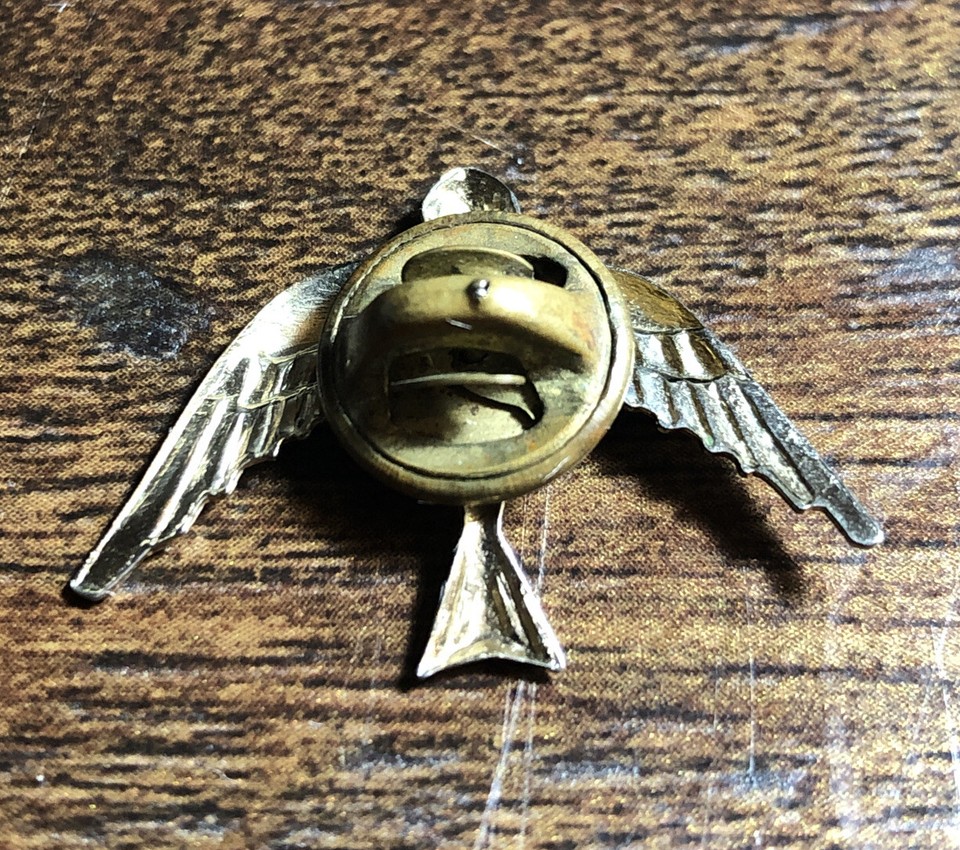 Silver Tone Dove Flying Collectors Metal Travel Lapel Pin | eBay