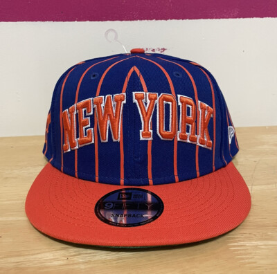 New York Mets stripe New Era 9Fifty Snapback Blue Orange New! | eBay