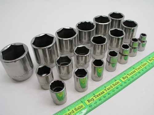 19pc Matco 1/2" Drive Inch Size Socket Set | eBay