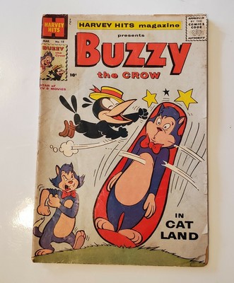 HARVEY HITS #18 Presents BUZZY the CROW Mar 1959 VINTAGE Comic! | eBay
