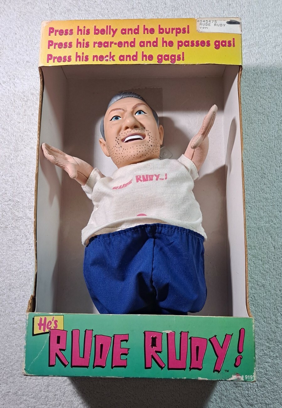 Rudy Giuliani Rude Rudy Doll RARE In Box 1998 One World Toys | eBay