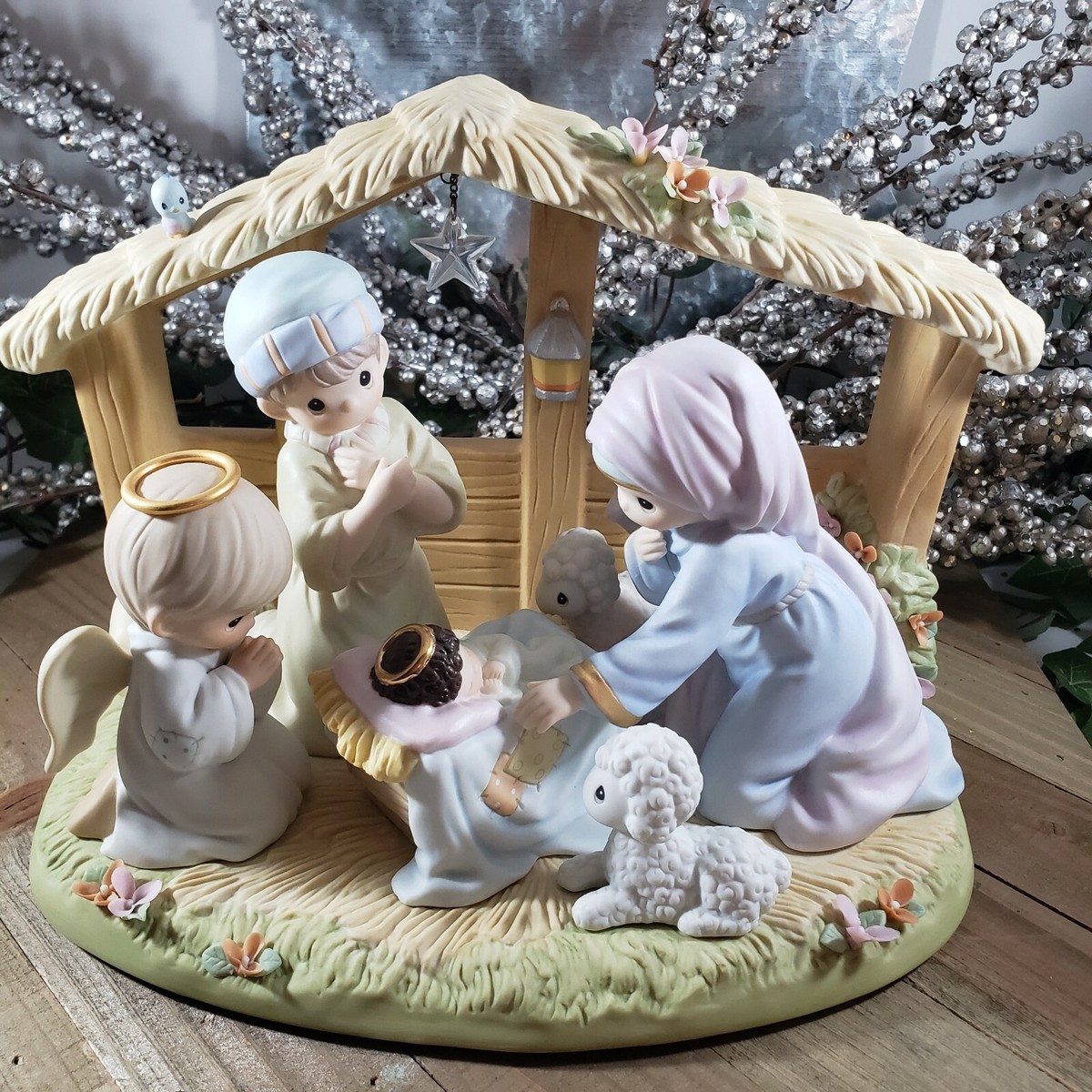 Precious Moments Nativity Scene 1980s Precious Moments Nativity Etsy