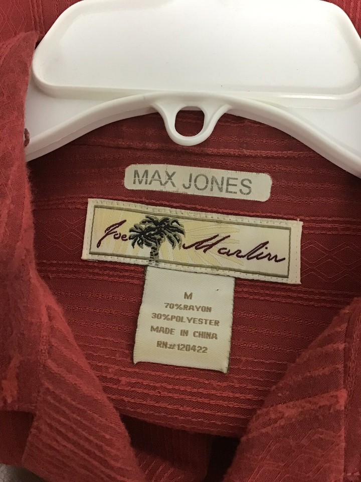 Joe Marlin Shirt Size Med 1t349 | eBay