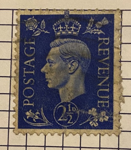 Great Britain postage stamp - 1937 - Dark Blue | eBay