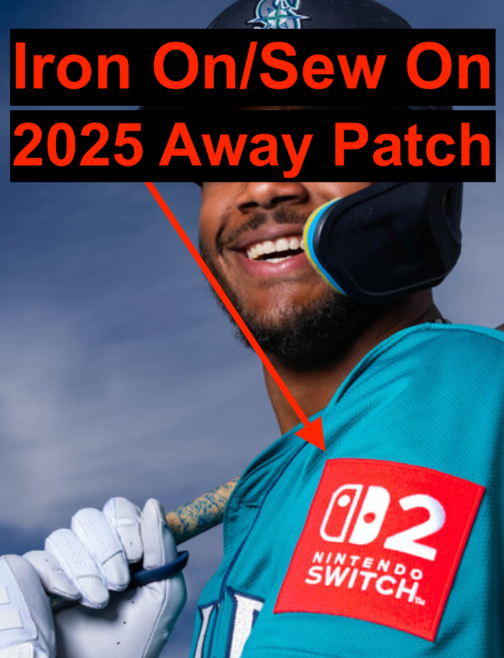 Nintendo Switch Patch Seattle Mariners Ad PATCH Baseball Jersey ...