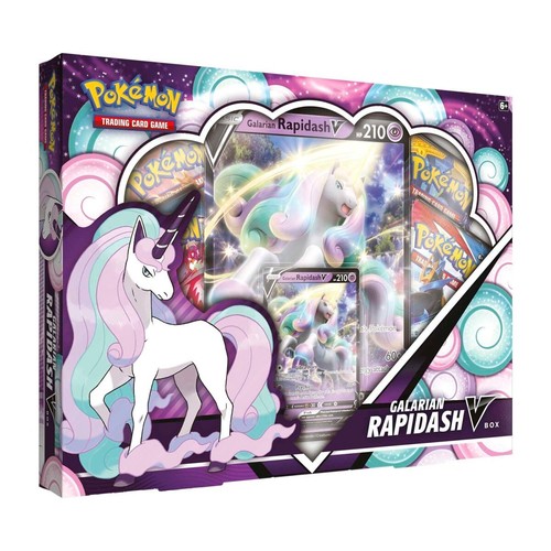 Galarian Rapidash V Box Inc Cosmic Eclipse Pack Pokemon Card Brand New ...