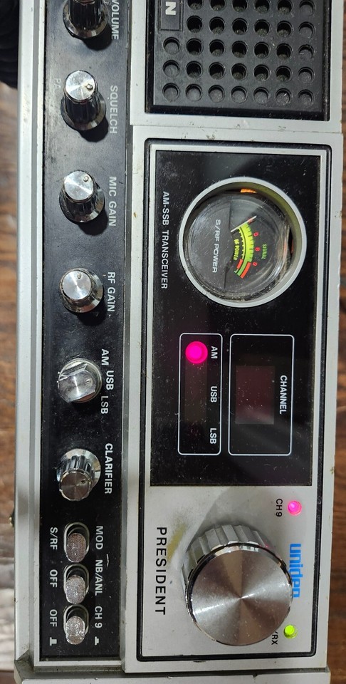 Uniden President Washington AM/SSB CB Radio - powers on | eBay